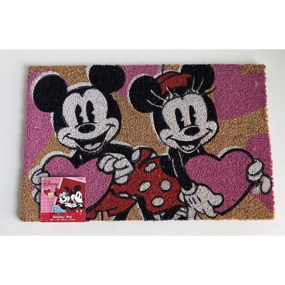 Disney | Accents | Disney Mickey Minnie Mouse Coir Door Mat 8x28 ...